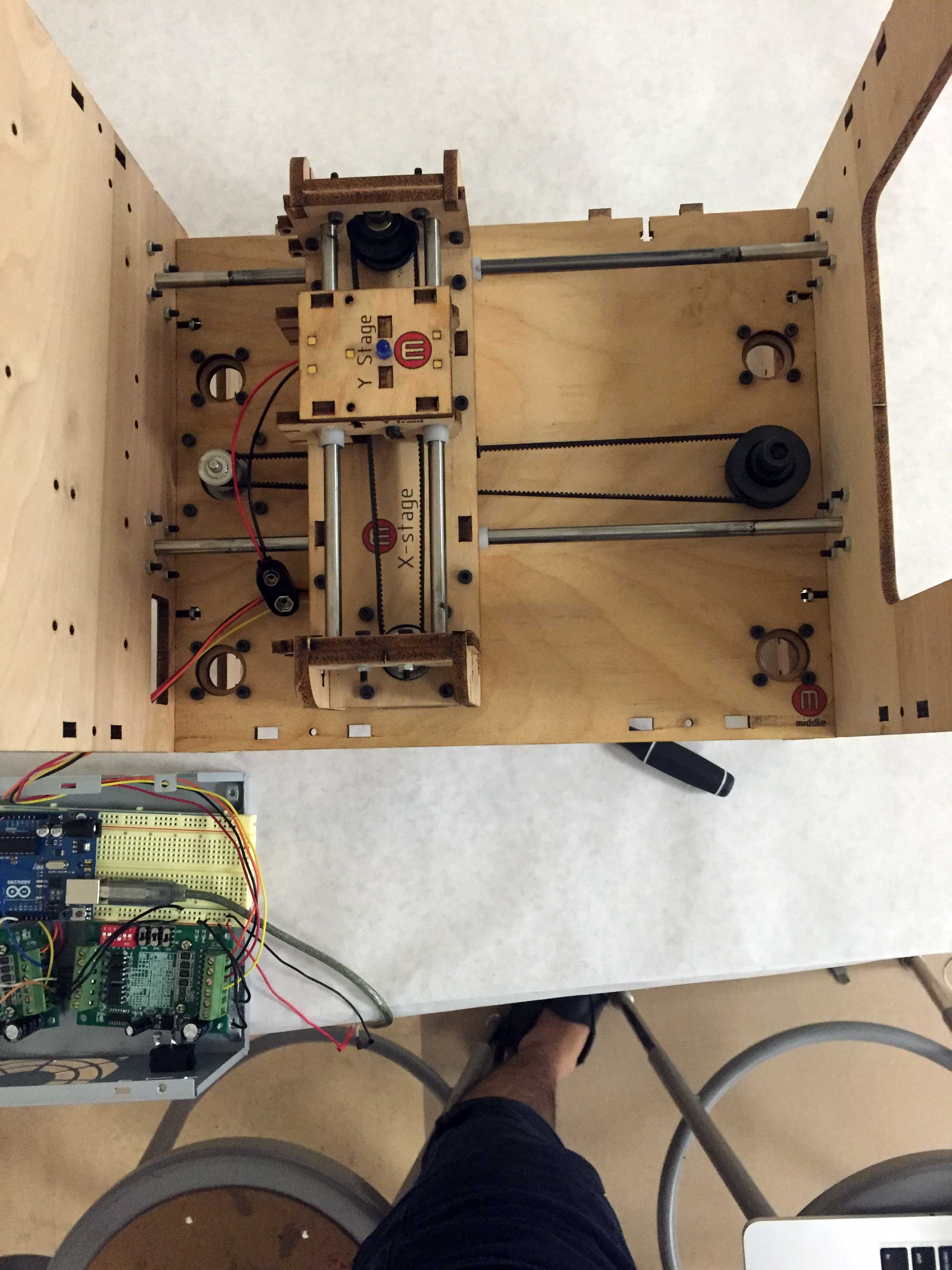 2 Axis CNC with old Makerbot - Interfacing w/ Software on the Computer - Arduino Forum