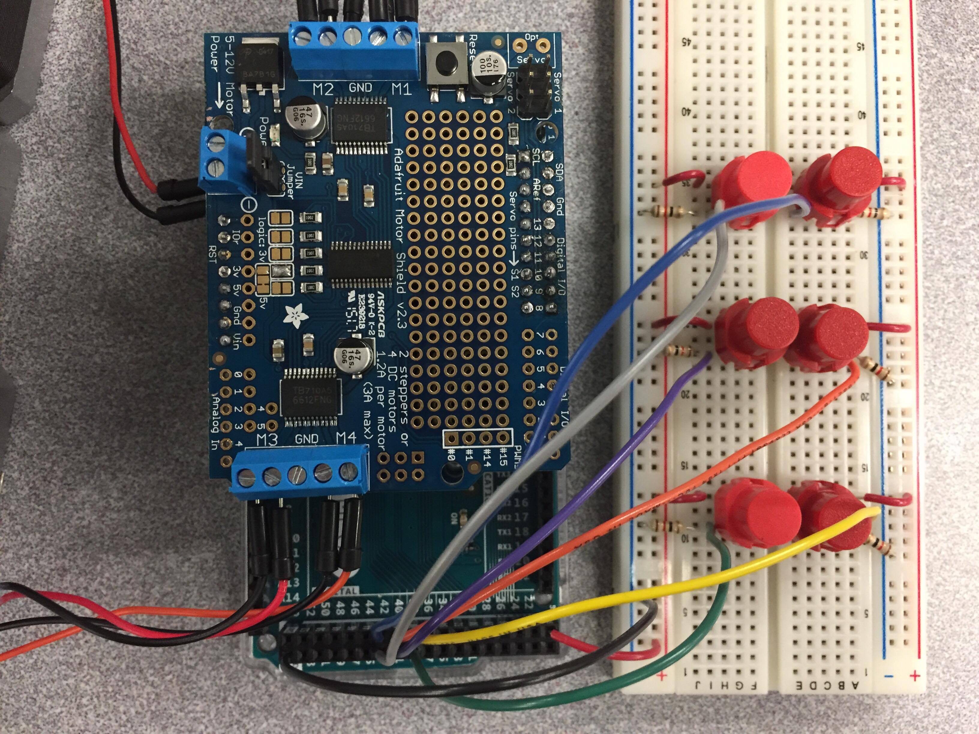 NEMA 17 200 step/rev 12V motors in circuit with Arduino MEGA shorting ...