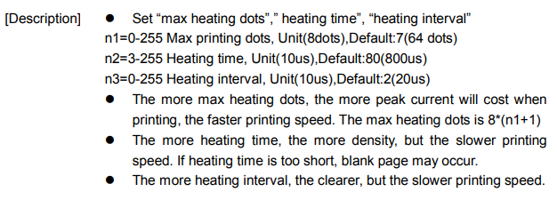 Can’t set Setting Control Parameter Command in ESC/POS thermal printer - Programming - Arduino Forum