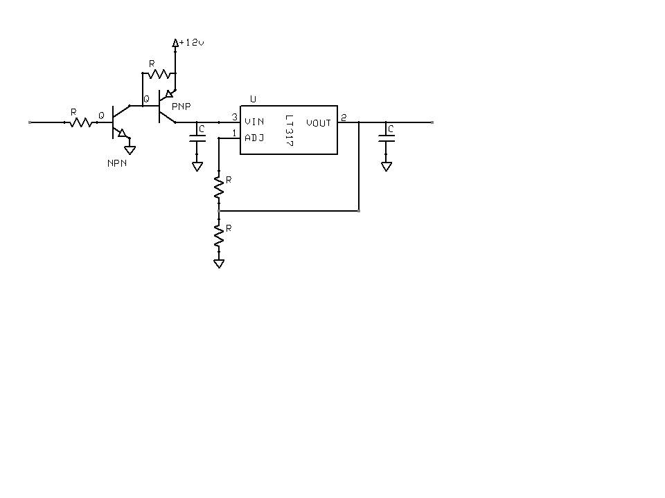 how to switch a LM317 voltage regulator / LED on and off? - General ...