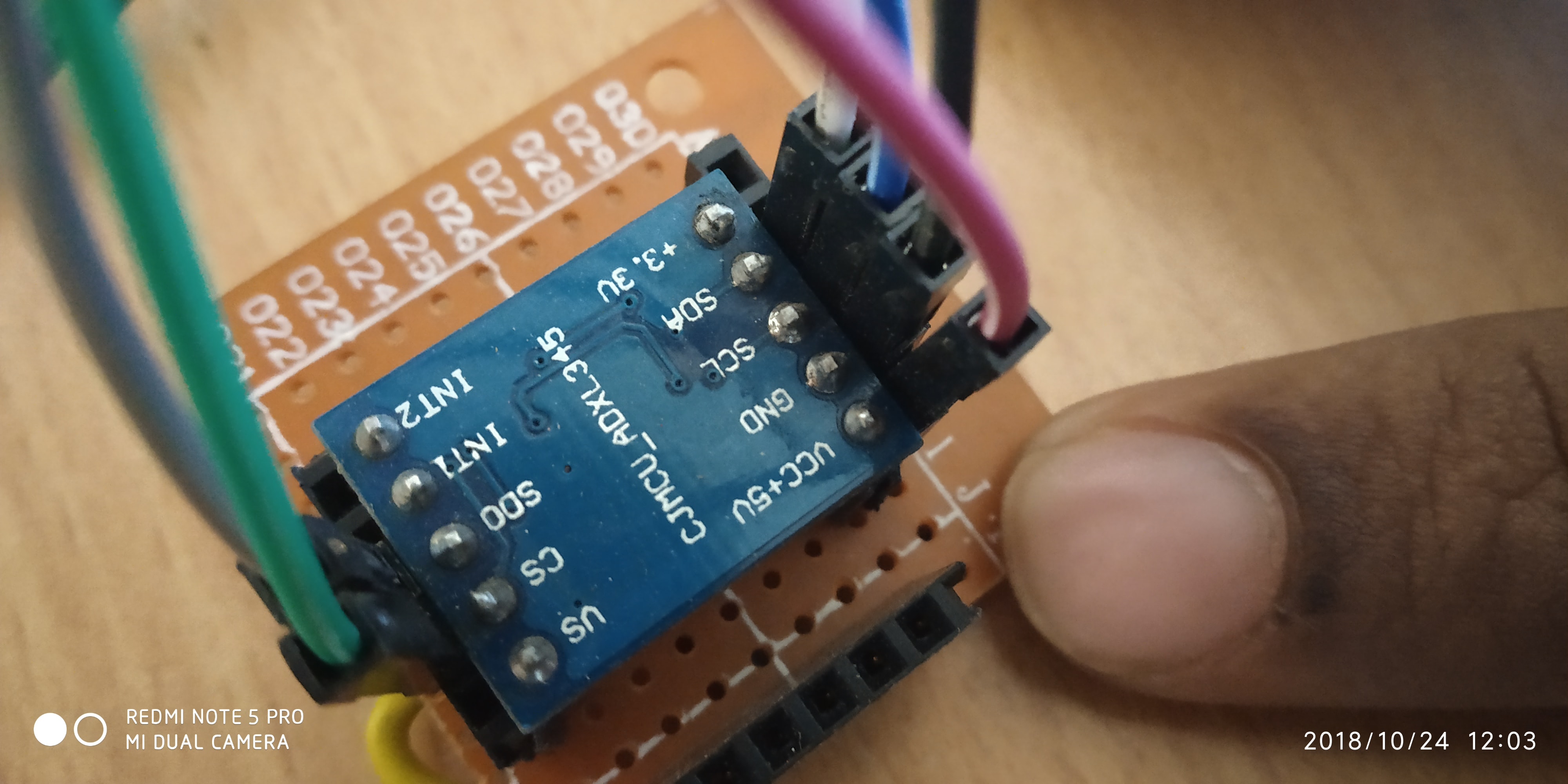 (WeMos D1 ESP Wroom 02 Board ESP8266 Mini-WiFi Nodemcu Module) with ADXL345. - Home Automation ...