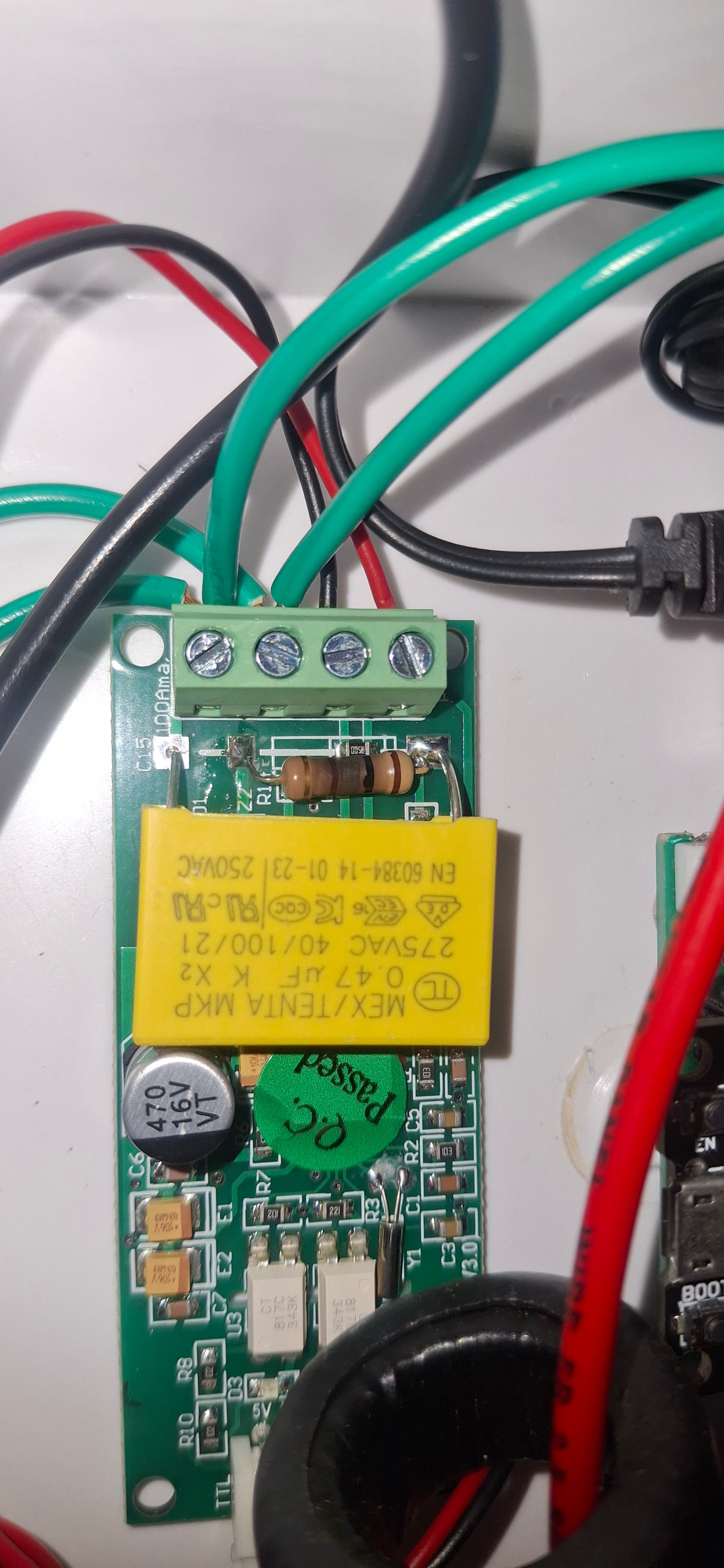 PZEM004T V3 100 ohm resistor is heating and buring up - Sensors - Arduino Forum