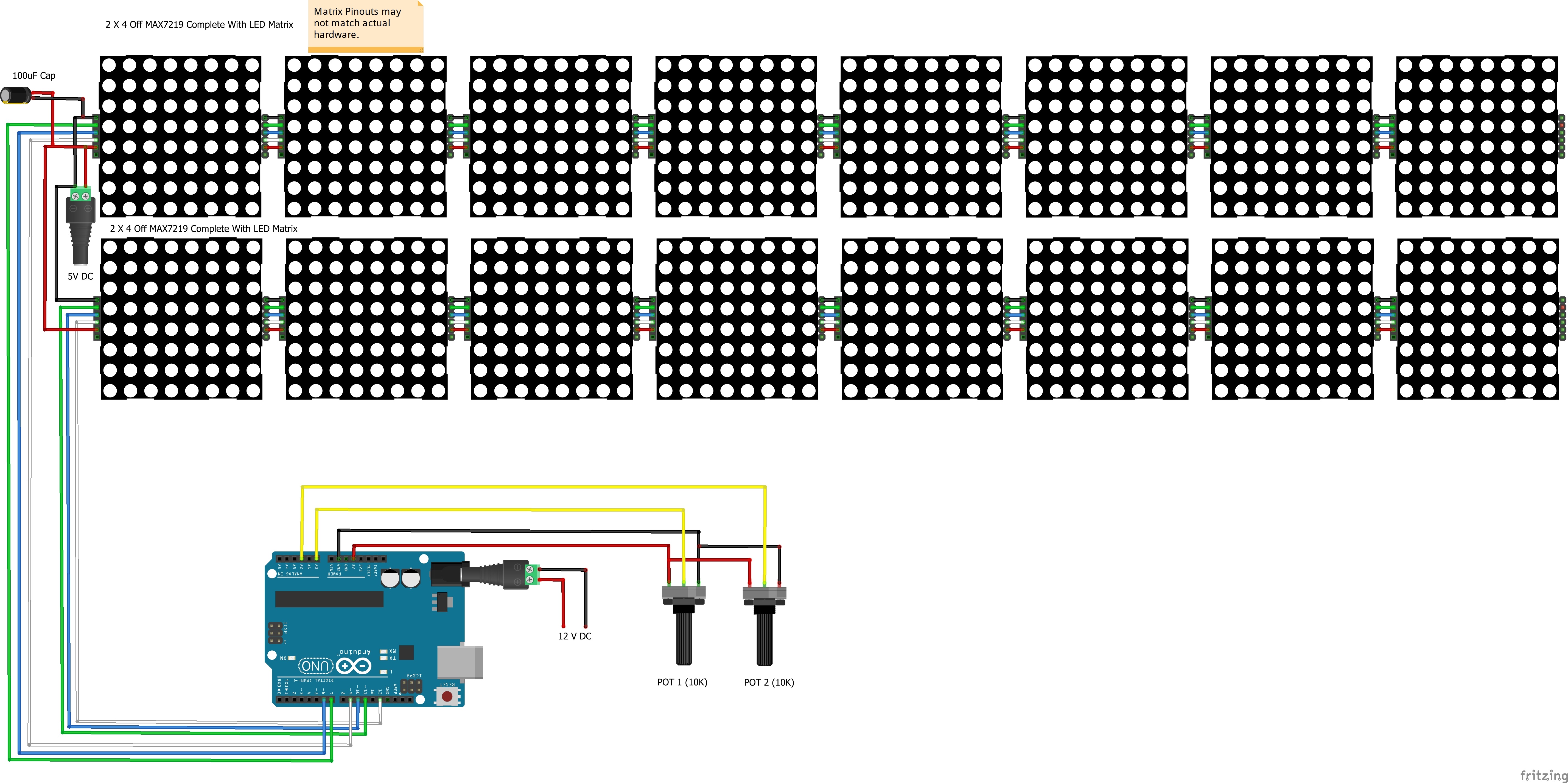 MD_MAX72xx Sketch Not Looping - LEDs and Multiplexing - Arduino Forum