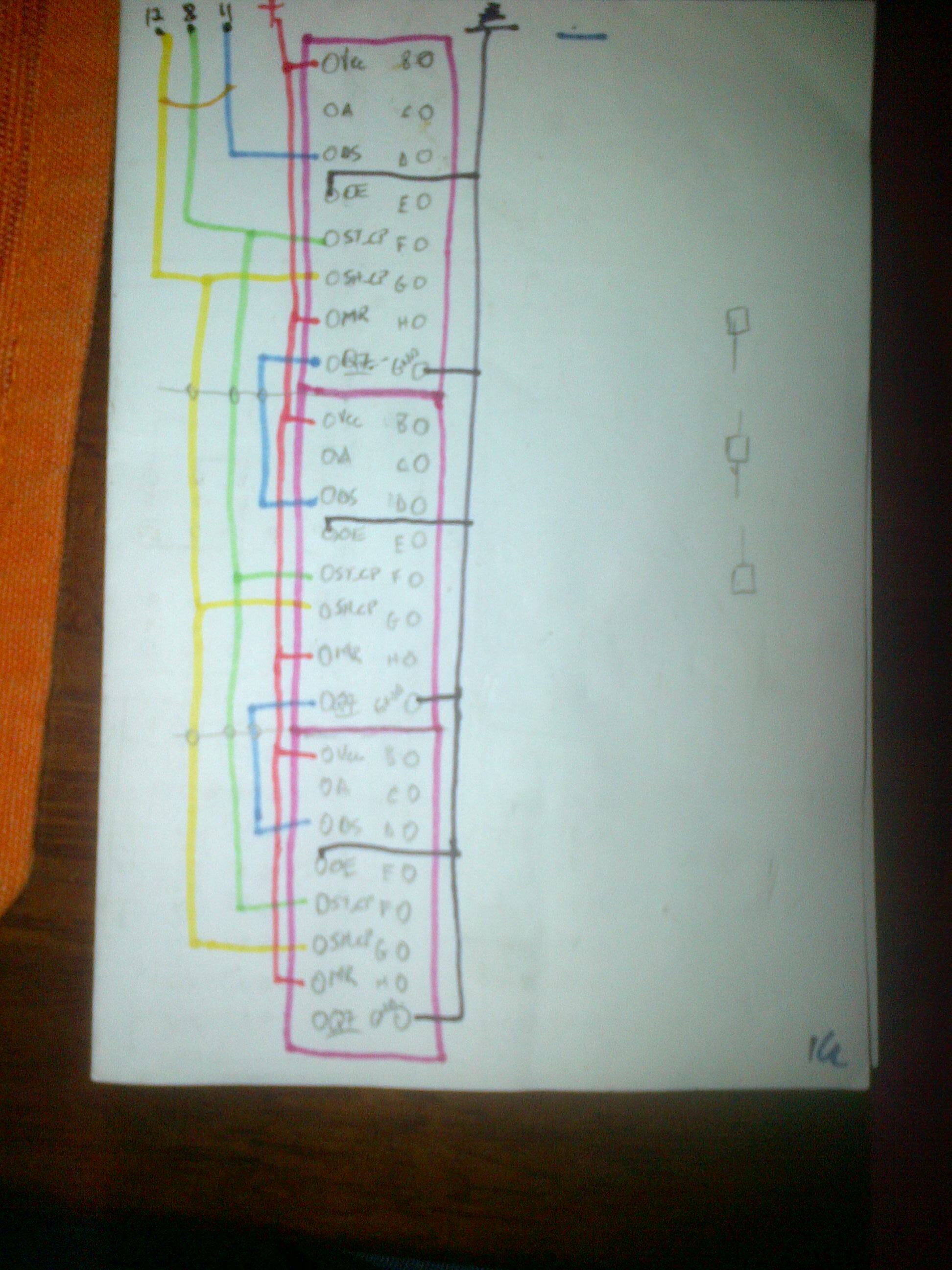 Strange shift register behaviour - LEDs and Multiplexing - Arduino Forum