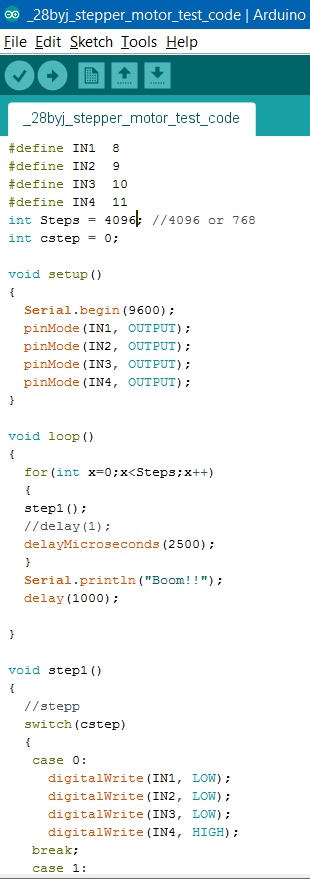 stepper Motor is not doing anything - General Guidance - Arduino Forum