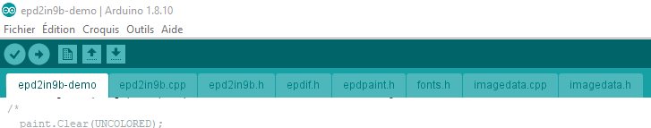 2,9" e-paper + arduino uno - Français - Arduino Forum