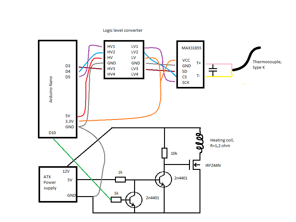Temperature PID controller using thermocouple and MAX31855 - General ...