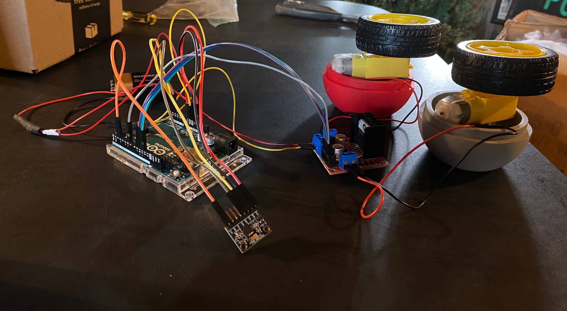 Self Balancing Robot project- wheels only spin in one direction ...