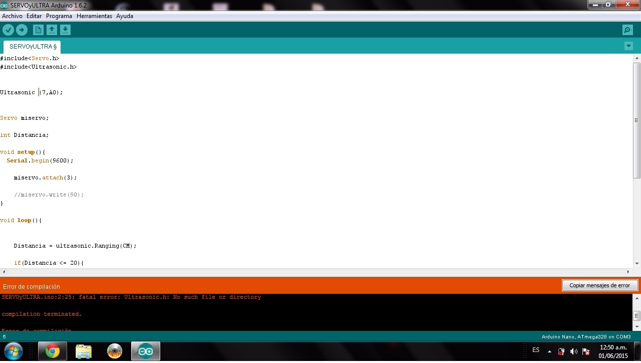 Problema de libreria ultrasonido ayuda! - Software - Arduino Forum