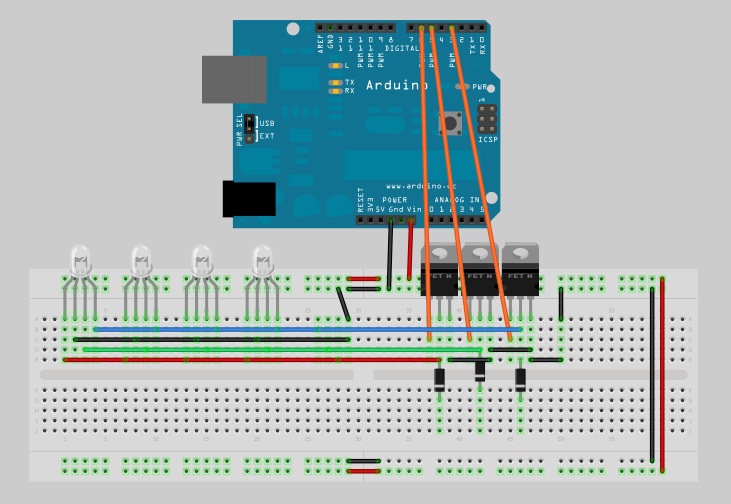 Molti led con arduino - Generale - Arduino Forum