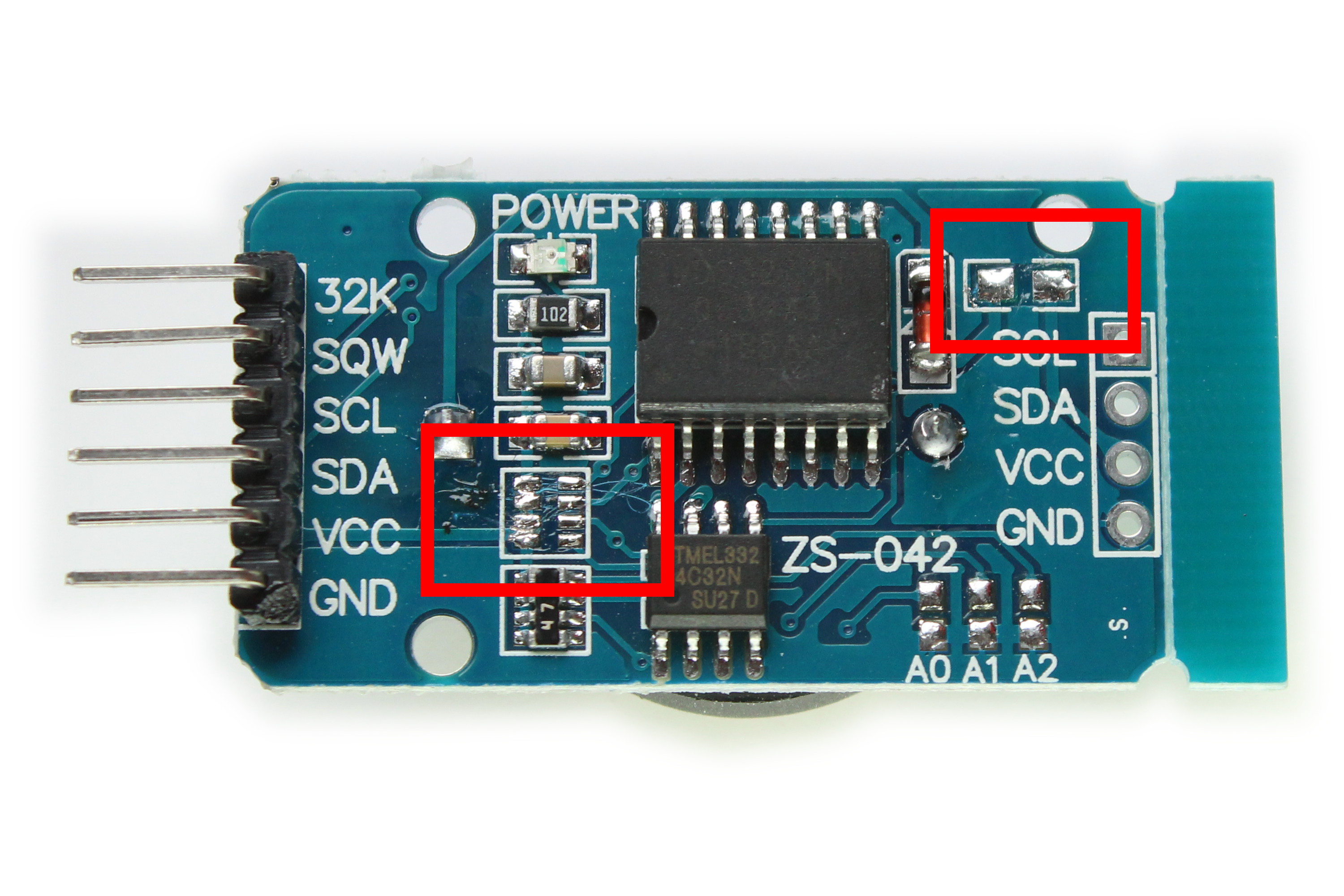 DS3231 module battery won't work - Networking, Protocols, and Devices - Arduino Forum