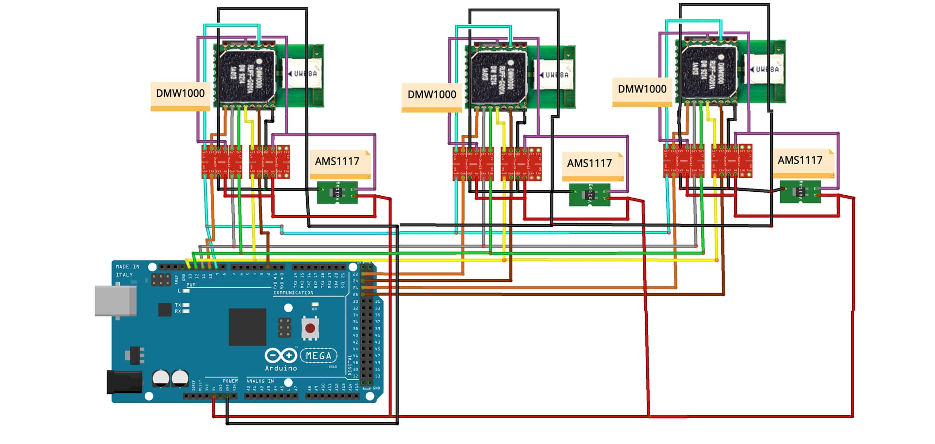 Interfacing Dwm1000 Positioning Module With Arduino 41 Off