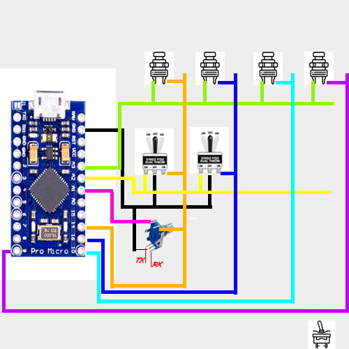 I didn't wire my buttons up correctly and need help please and thank ...
