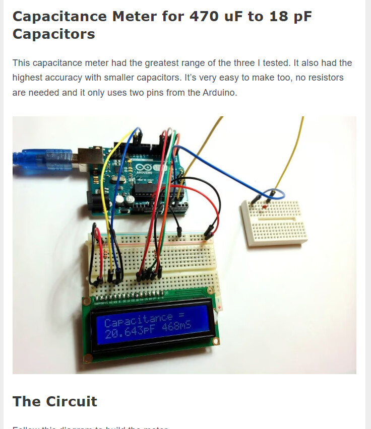 Capacitor and Resistance Tester problem - Page 2 - General Guidance ...