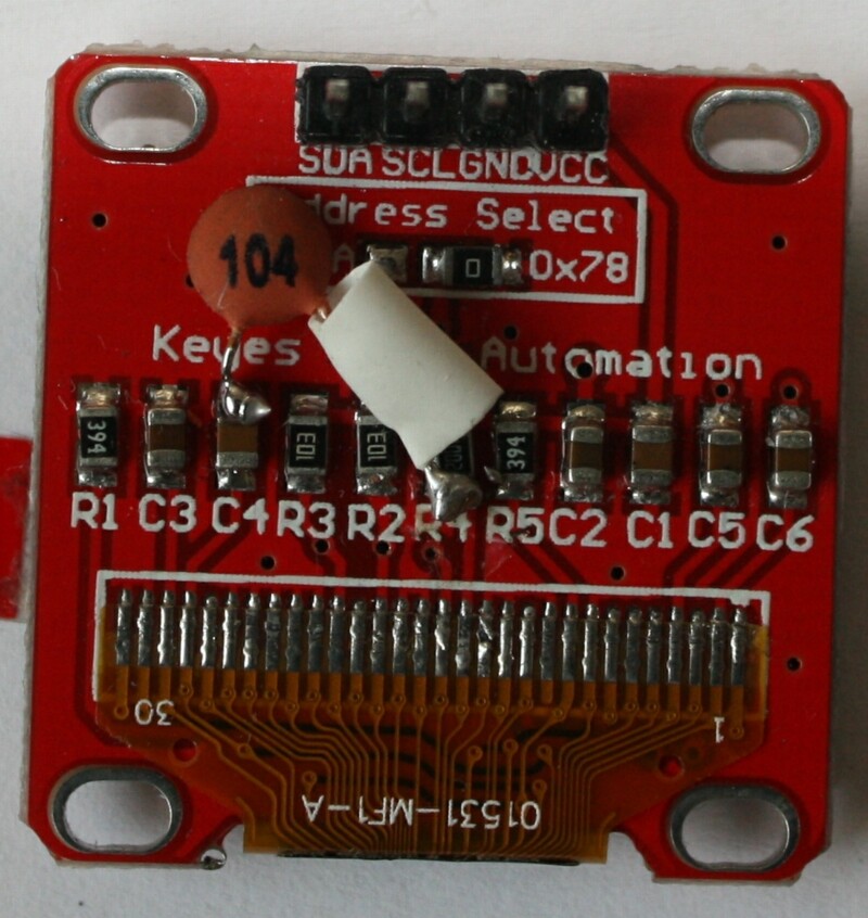 Keyes OLED Display not Working. - Displays - Arduino Forum