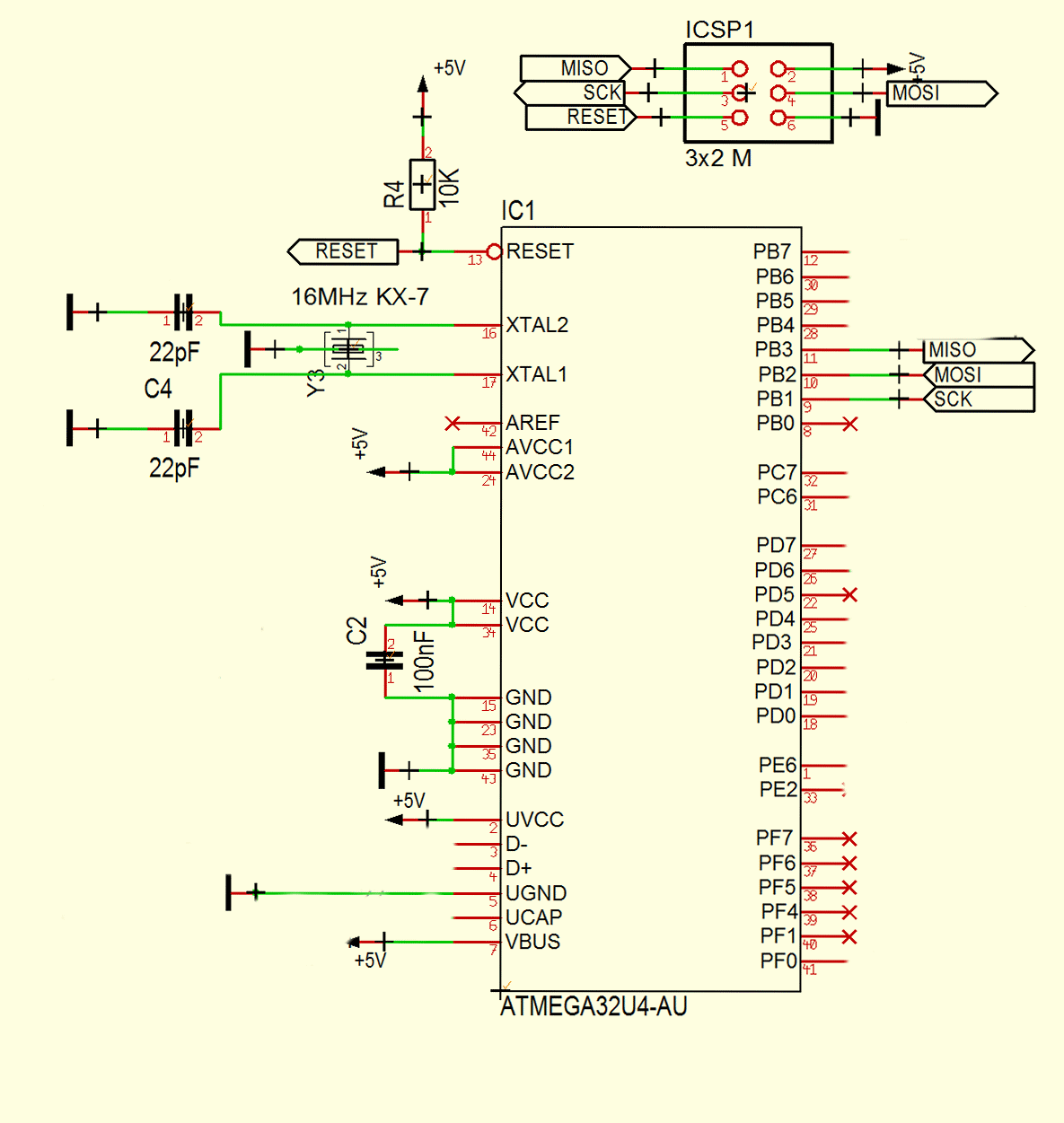 Programming An Atmega32u4 On Own Pcb With Programmer Via Icsp 3rd Party Boards Arduino Forum 3034