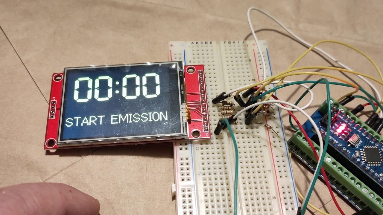 2.4 inch ILI9341 display SPI connection with arduino nano 3.0 ...