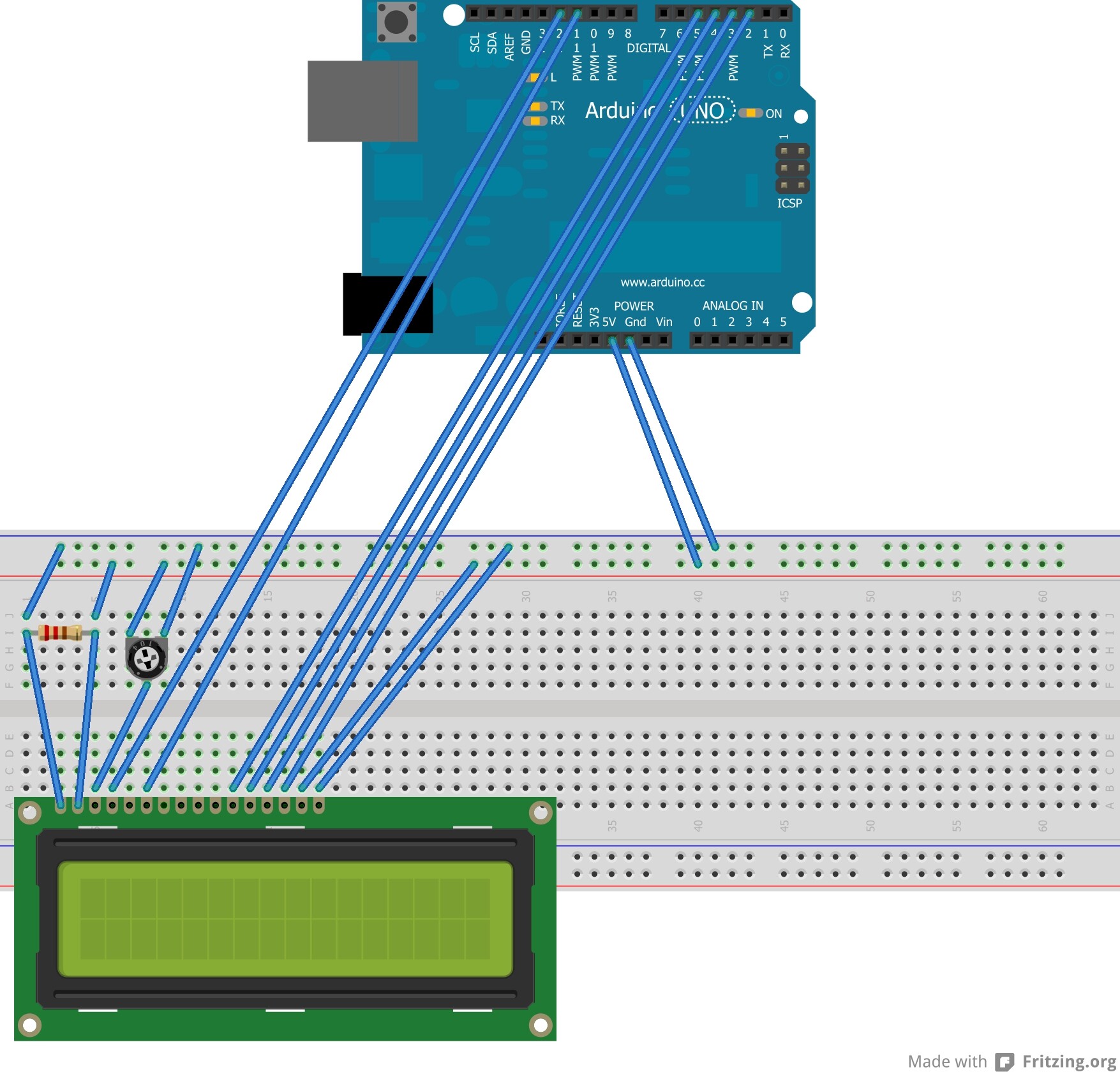 arduino + lcd 20x4 con 18 pin - Page 3 - Generale - Arduino Forum
