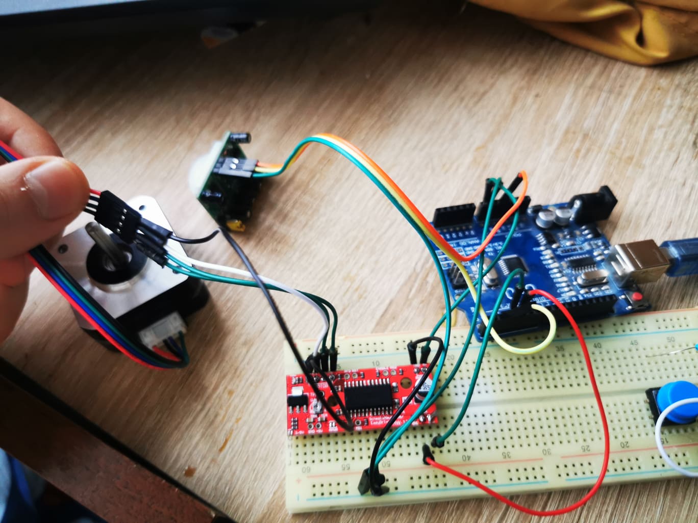 stepper motor with easy driver - Motors, Mechanics, Power and CNC ...