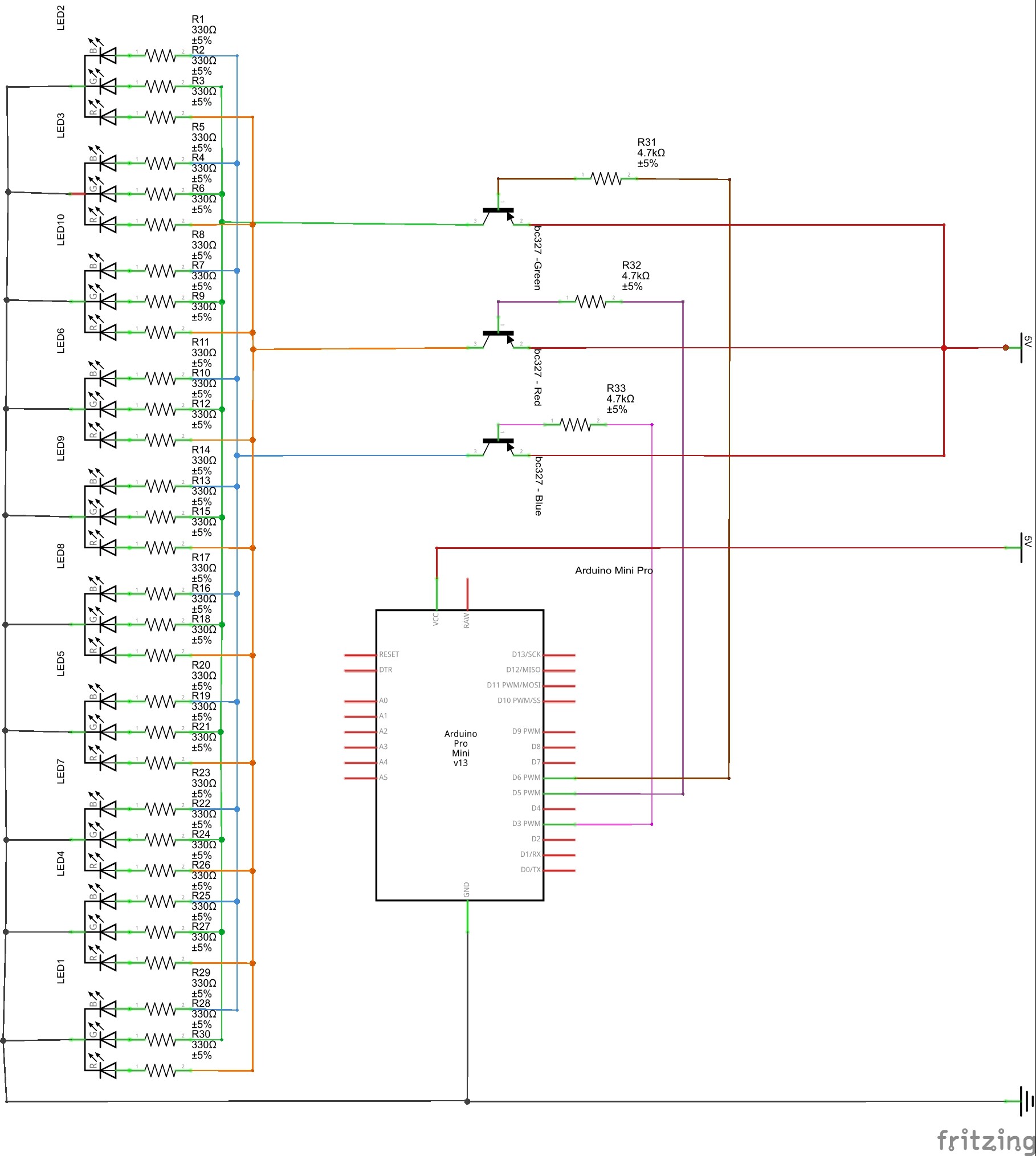 RGB LED resistor setting for long term usage - LEDs and Multiplexing - Arduino Forum