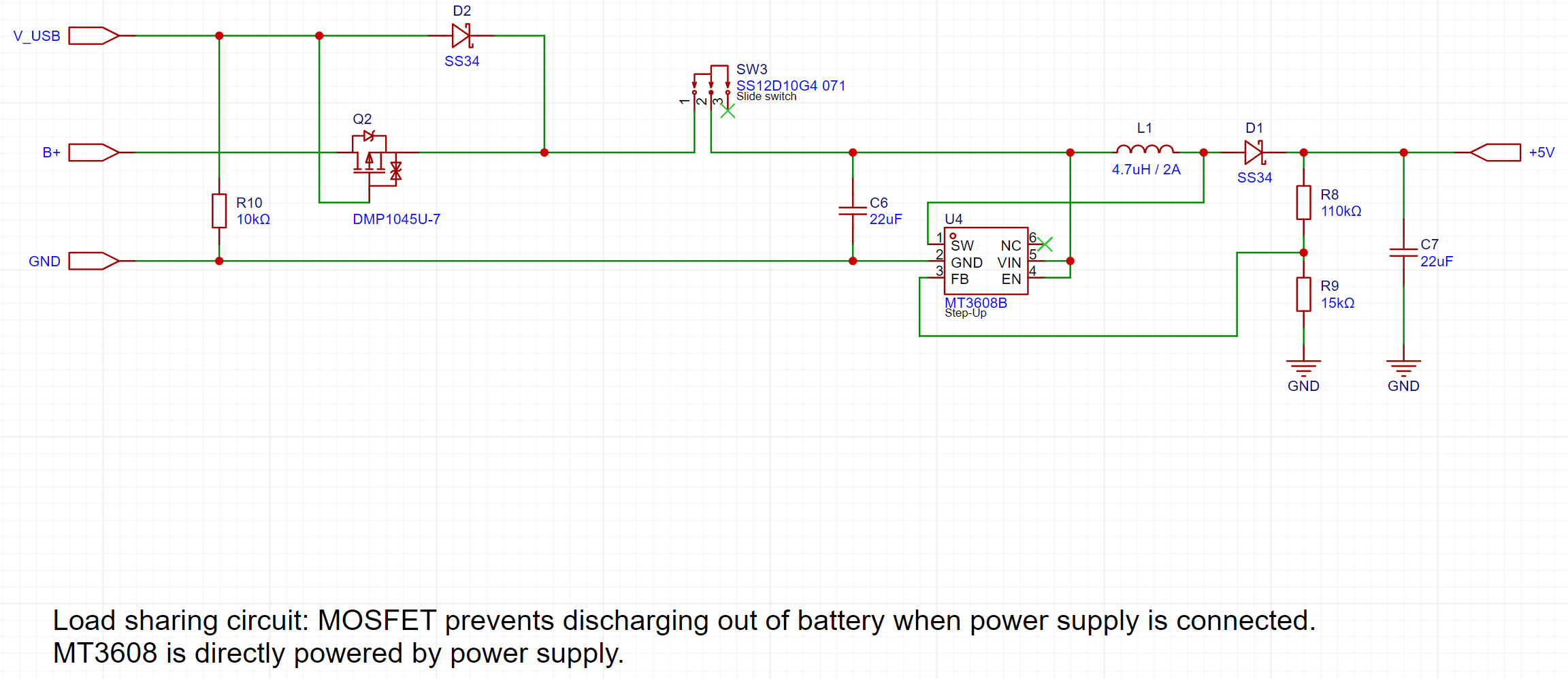 USB LiPo Charging & Step-Up: Please check my circuit - General Guidance ...