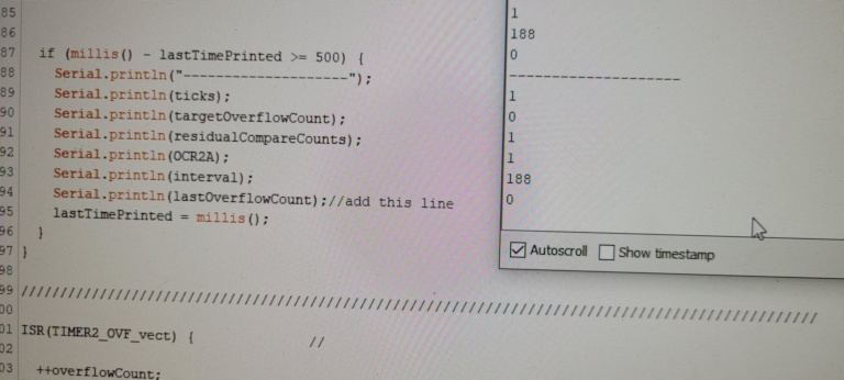 Counting timer overflow before interrupt - Page 3 - Programming - Arduino Forum