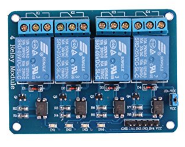 Arduino connection to "Keyes" multi channel relay module (yes, the red ...