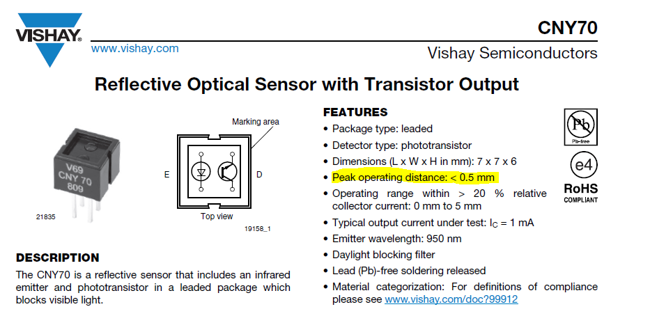 A Question For People Who Have Cny70 Reflection Sensor Sensors Arduino Forum 