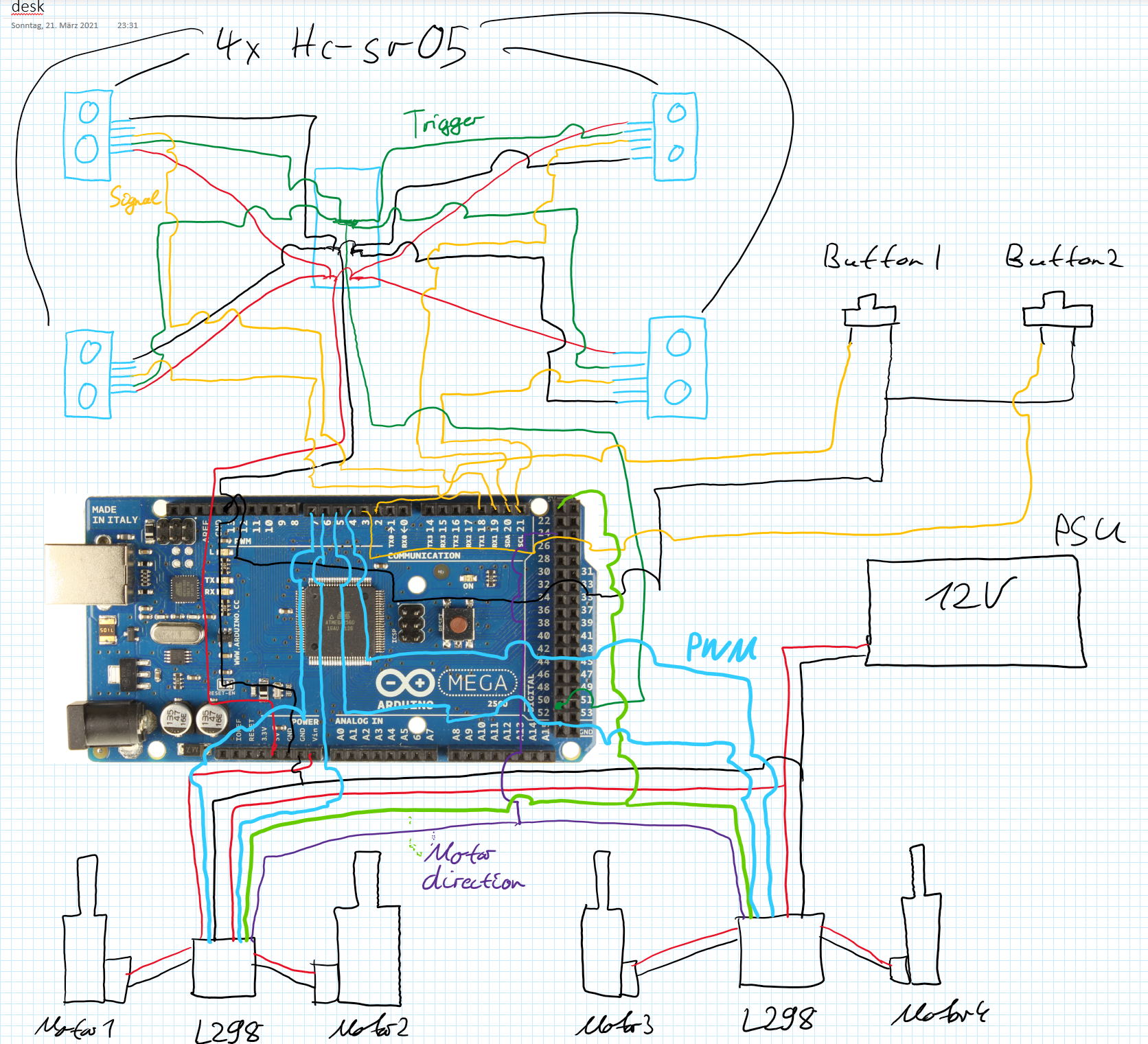 Inaccurate readings with multiple HC-SR05 - Sensors - Arduino Forum