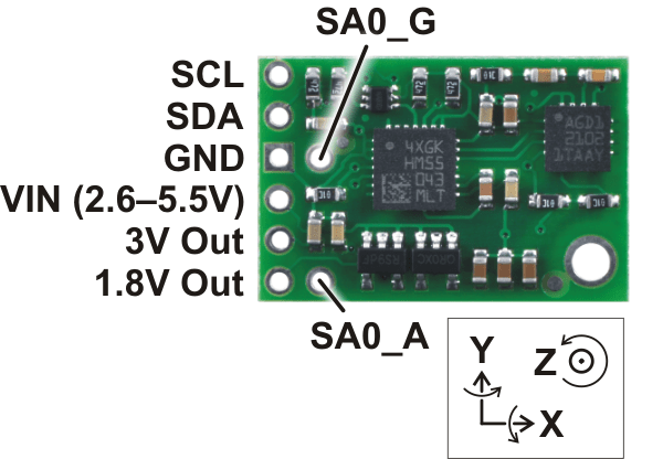 Problem With Getting Analog Readings From Pololu Minimu 9 V5 Module Sensors Arduino Forum