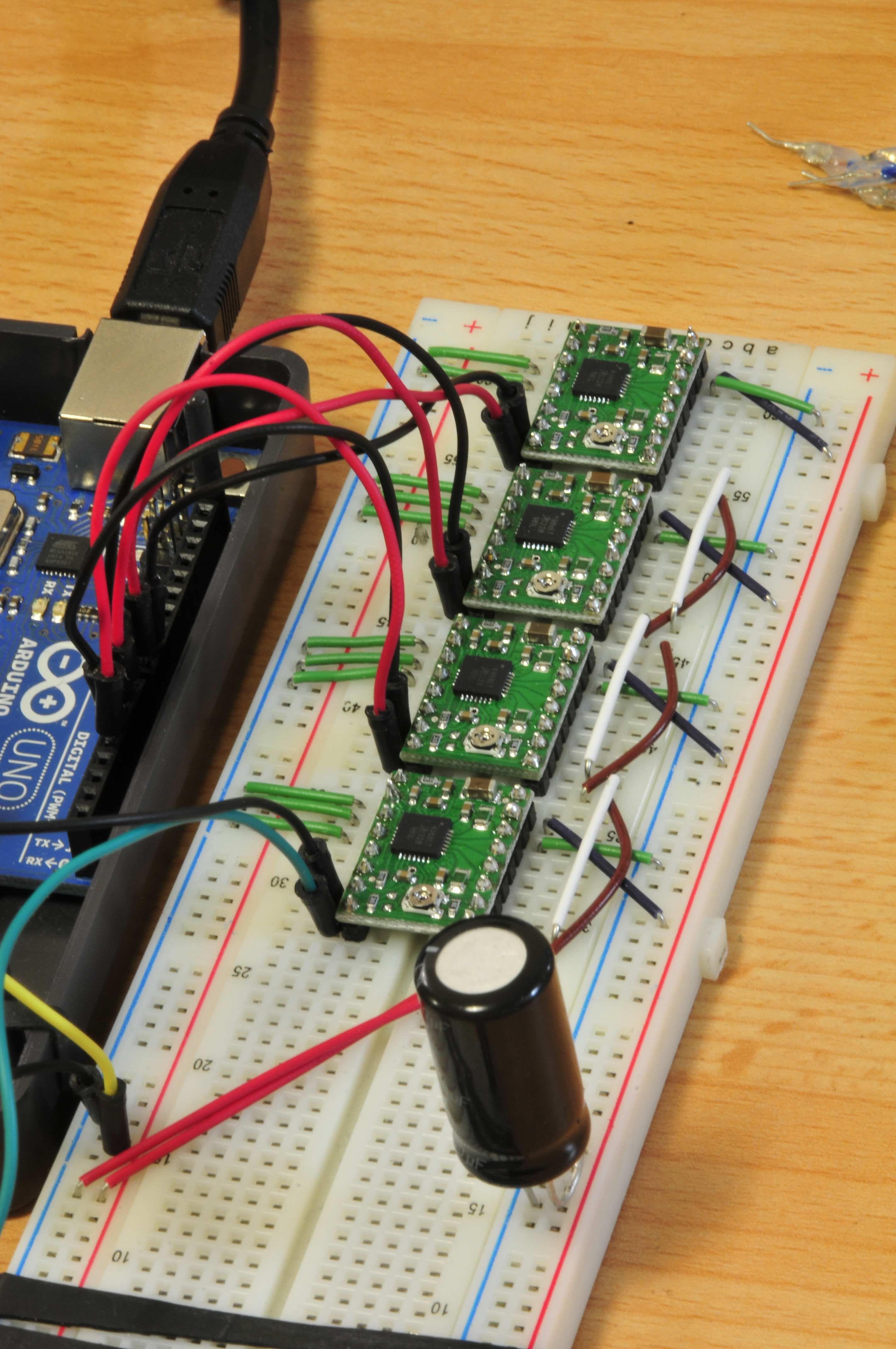 2 Stepper Moving Simultaneiously. - Motors, Mechanics, Power and CNC - Arduino Forum