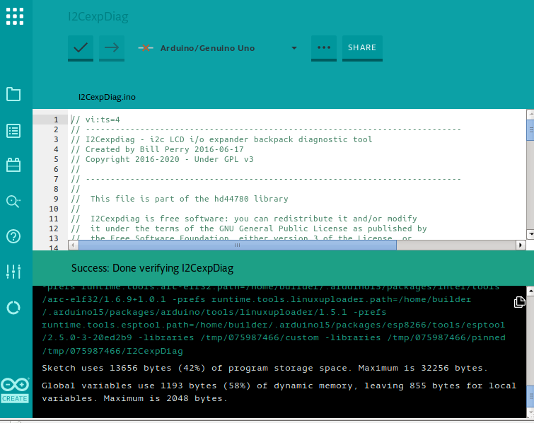 1602 LCD screen with I2C backpack problems - Displays - Arduino Forum
