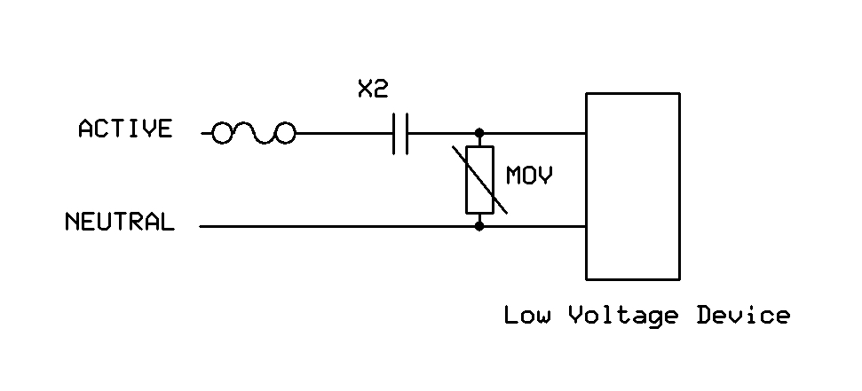 Why are some X2 capacitors not for use "in series" - General ...