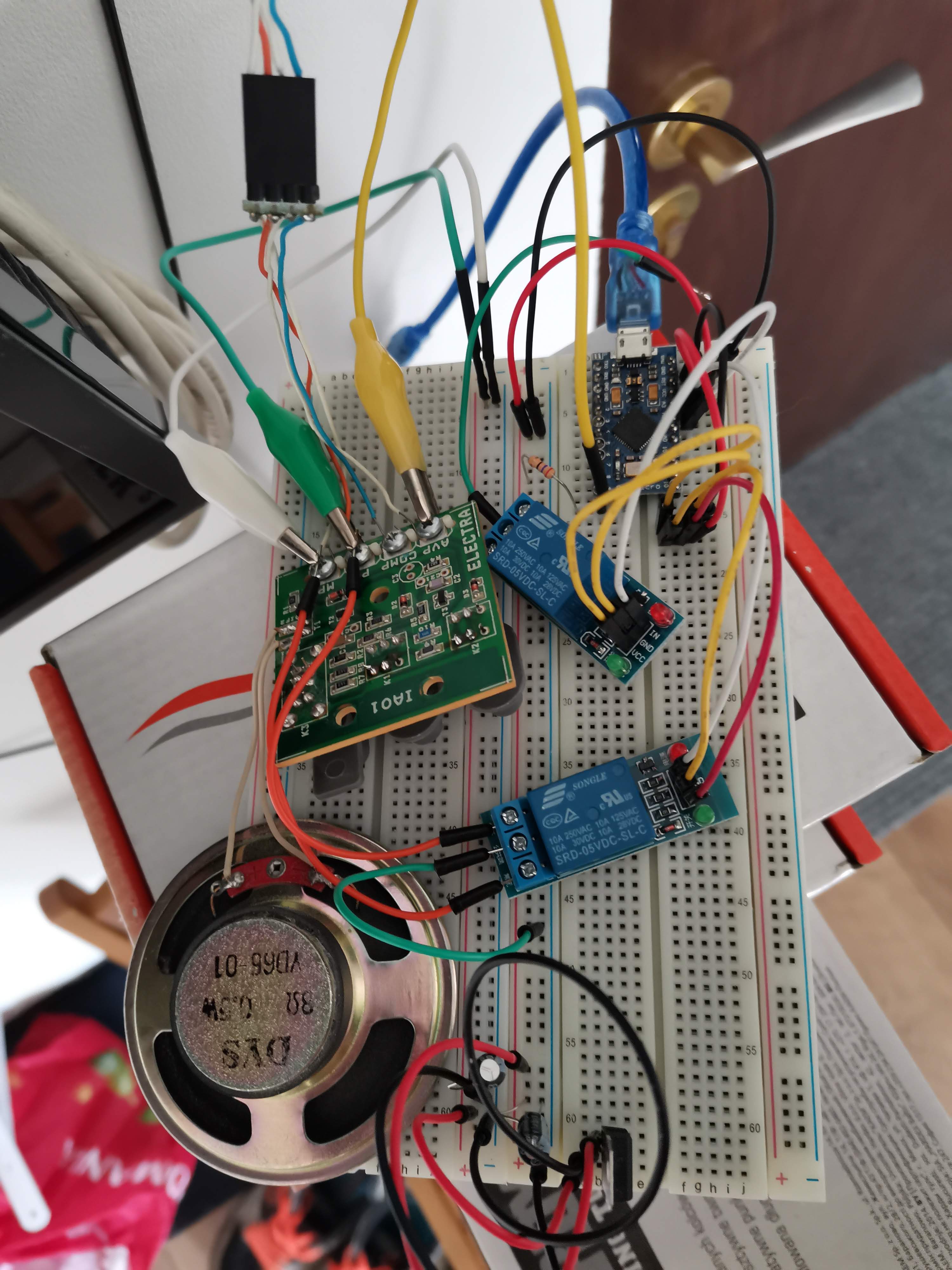 Use arduino nano for automatic open of an intercom(interphone) when ...