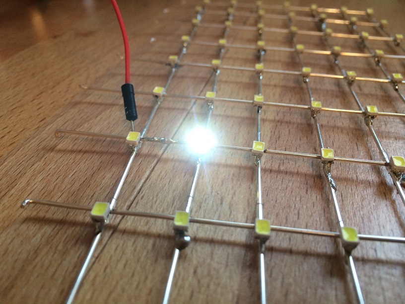 Building a Word-Clock with 13x8 Grid of LEDs - How to controll the LEDs ...