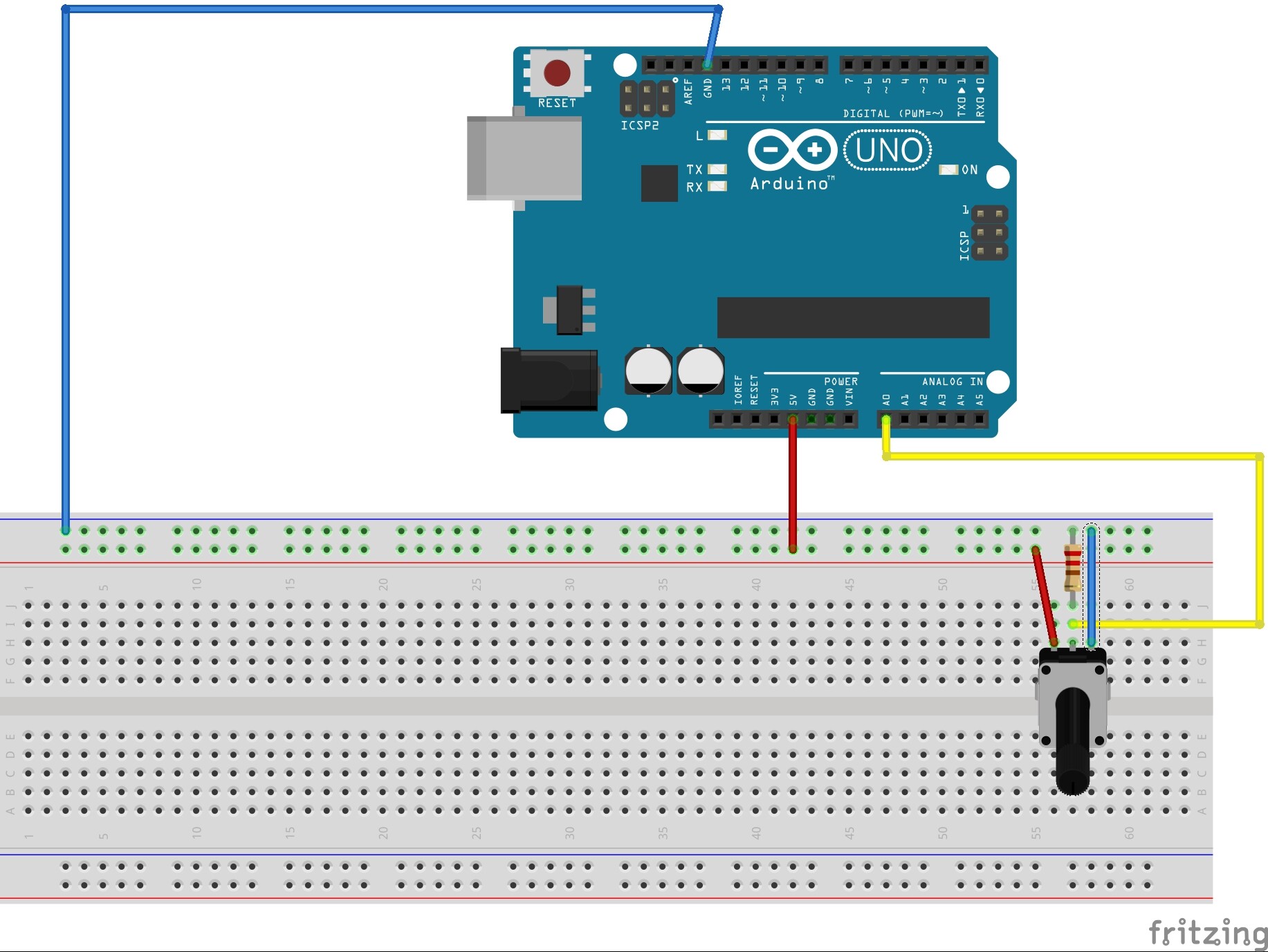 basic resistor question; why need a resistor to ground when making a ...