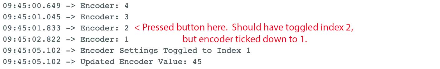 Newsettings for NewEncoder library not working - Programming - Arduino Forum