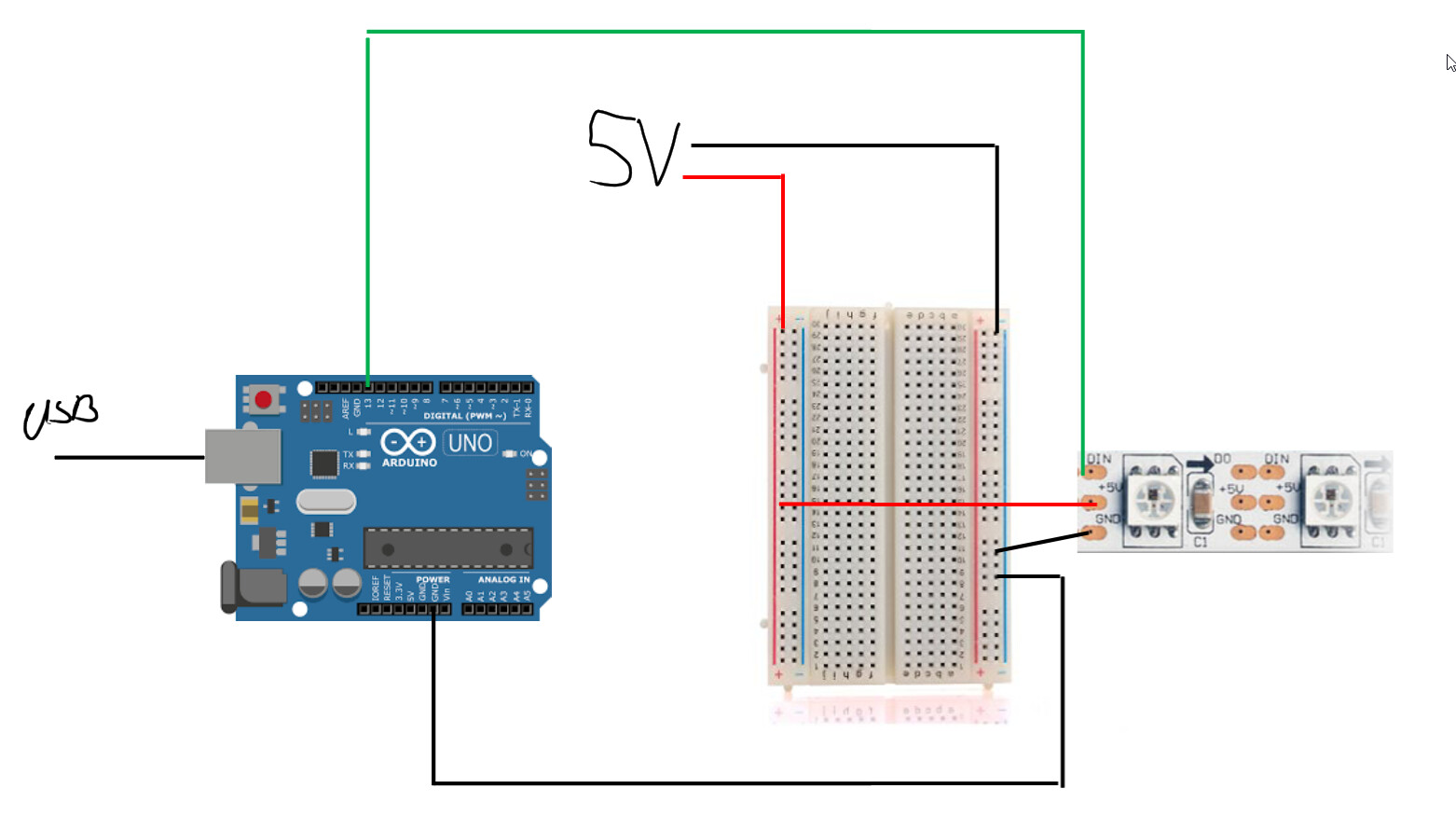 [SOLVED] Is this setup alright? - General Electronics - Arduino Forum