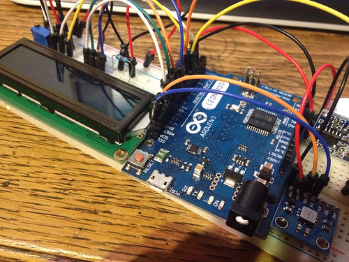 LCD 16x2 HD44780 and BMP085 pressure sensor problem - Displays ...