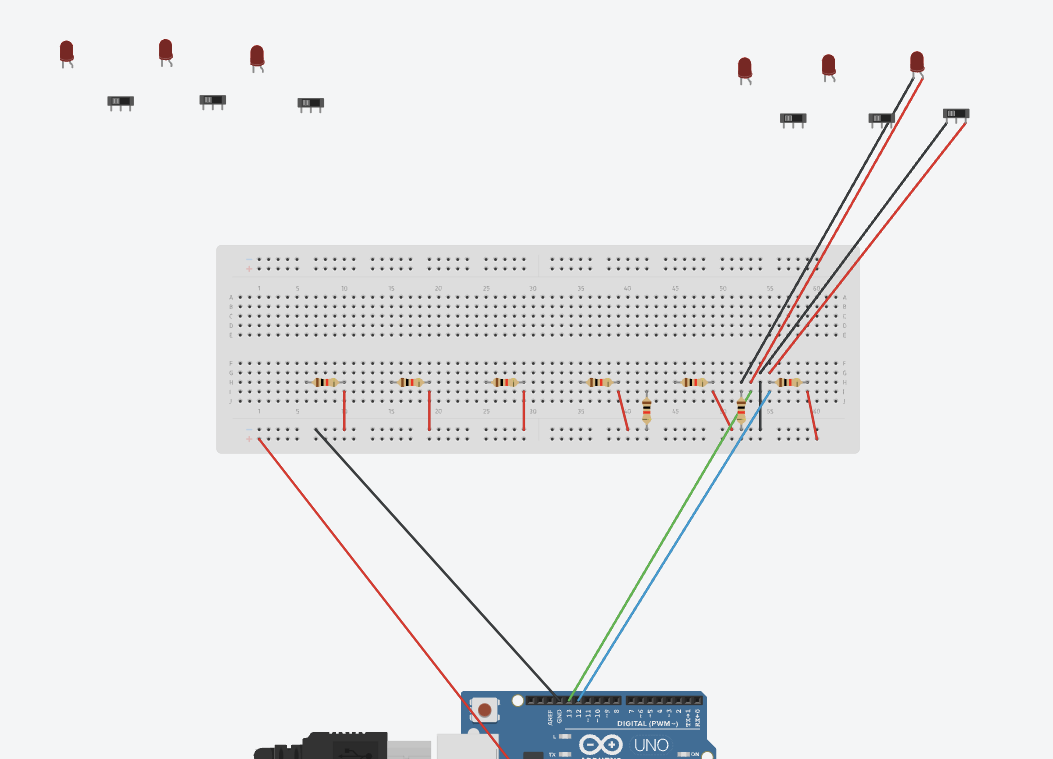 Switches turn different led's on - Programming - Arduino Forum