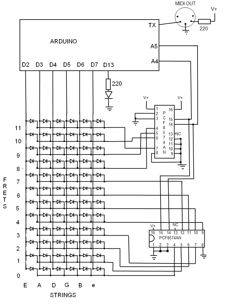 Guitar Midi Controller Question About Defining String Banks Programming Questions Arduino 