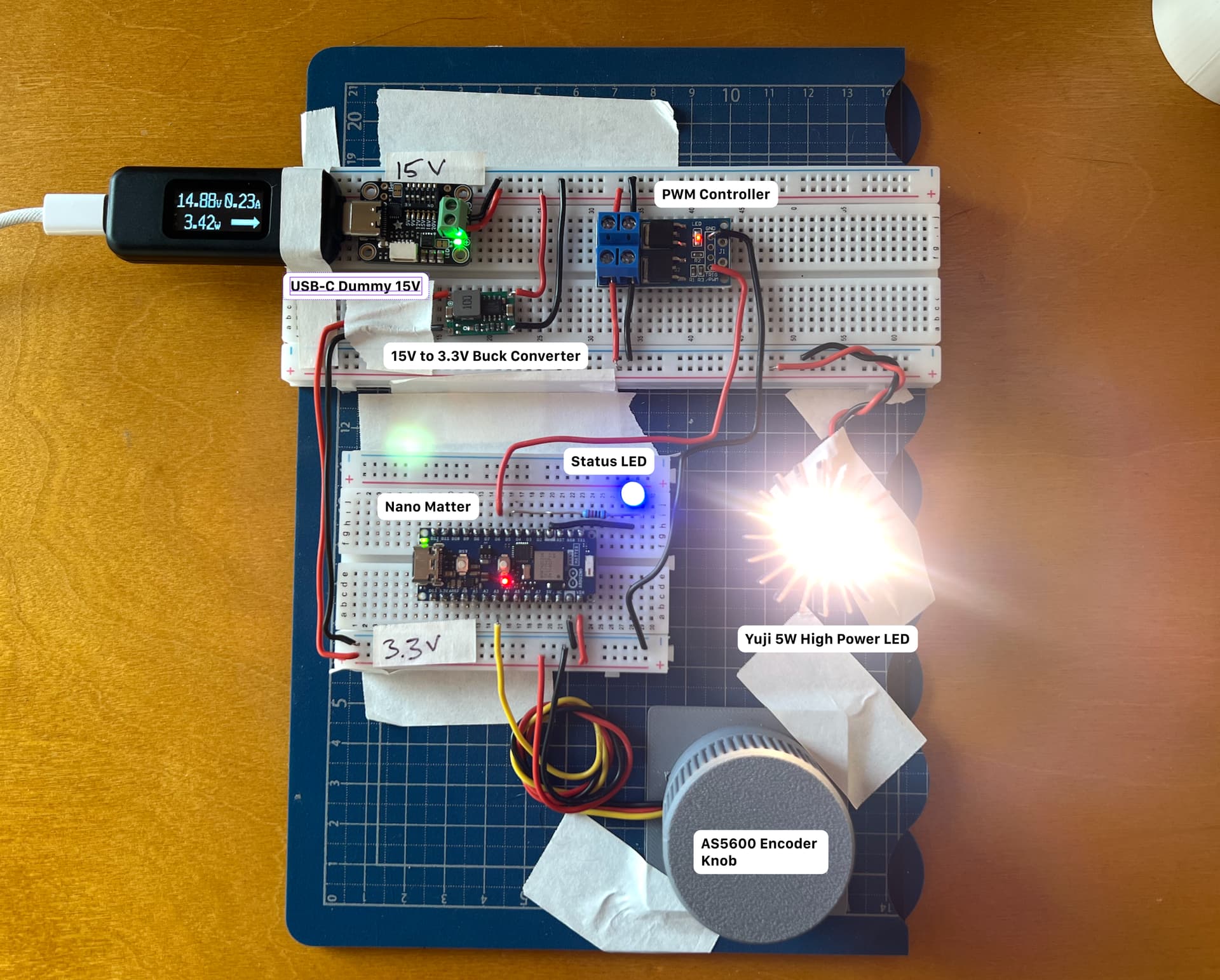 Dimmable Spotlight With High Power Led General Guidance Arduino Forum