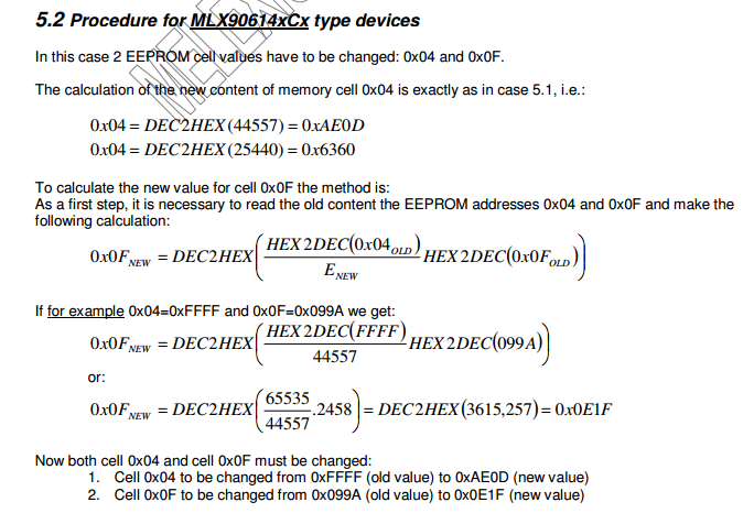 Problem with Reading/Writing to the EEPROM of a MLX90614 - Sensors - Arduino Forum