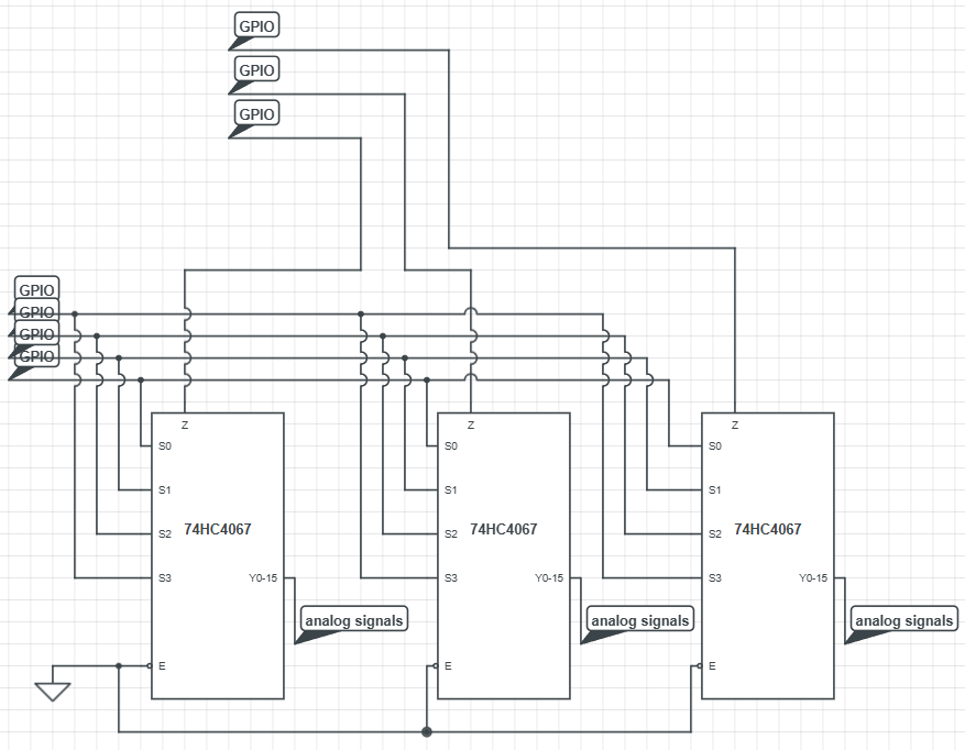 Daisy chain CD74HC4067 - General Guidance - Arduino Forum