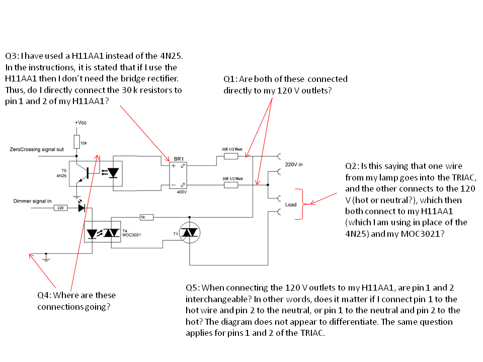 Arduino AC dimmer circuit - General Electronics - Arduino Forum