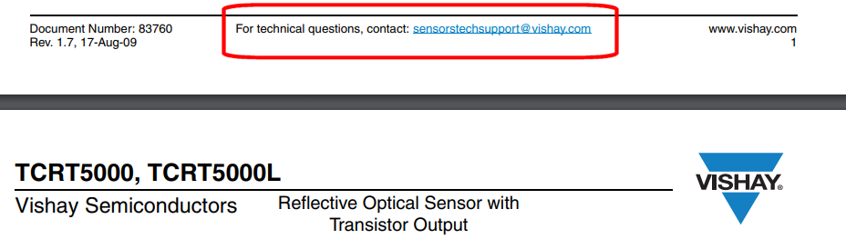 Can you guys tell me the response time frequency of TCRT5000 sensor or ...