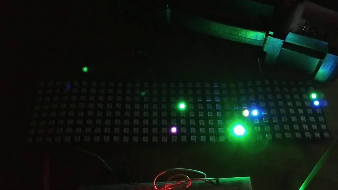 Flexible Ws2812 Leb Matrix 32x8 Questionproblem With Static Text Programming Arduino Forum 