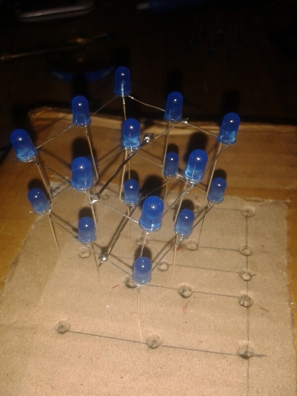 Cubo LED 3*3*3 - Proyectos - Arduino Forum