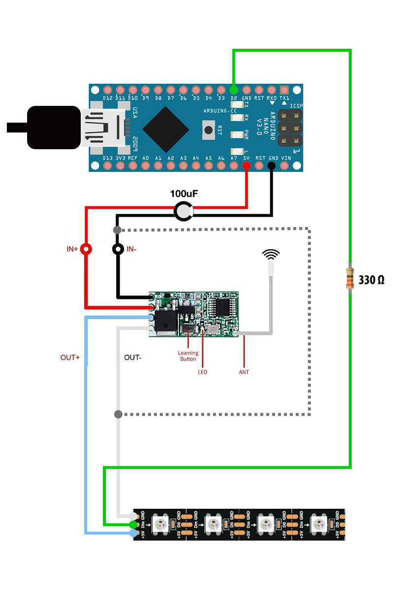 Arduino Nano: Connect a Mini RF Wireless Switch - Page 2 - General ...