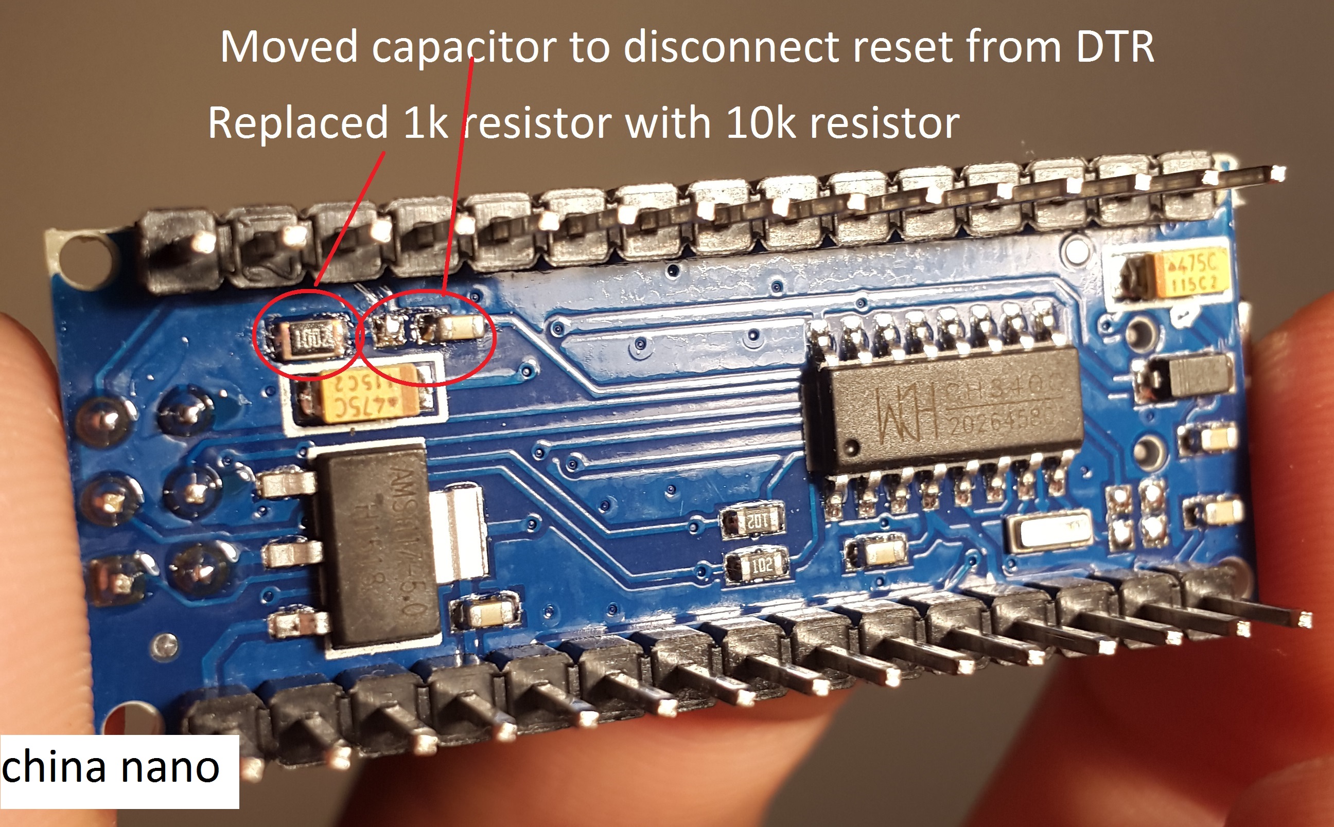 Comment supprimer l'auto-reset du port com d'un arduino nano ...